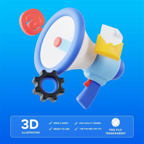 Premium Psd Psd Marketing Analytics 3d Illustration