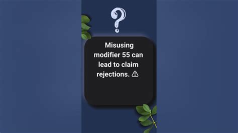 Use Modifier 55 Only For Postoperative Management Only Youtube