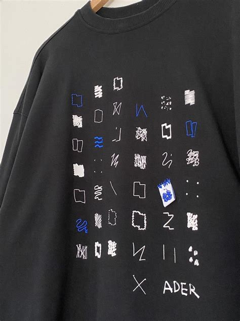 ader error crewneck a3 l xl light crewneck depop