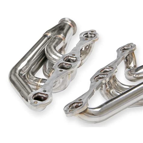 Flowtech 11570flt Small Block Chevy Turbo Headers Polished Finish