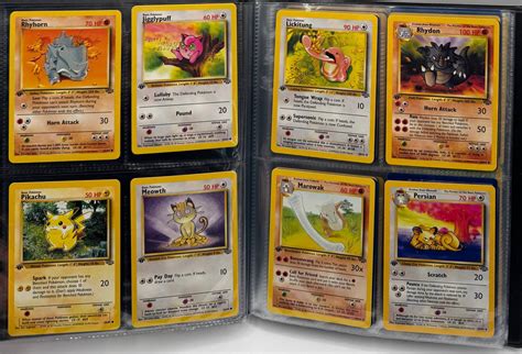 Collection Of 1999 Pokémon Jungle Set 1st Edition Cards Auction