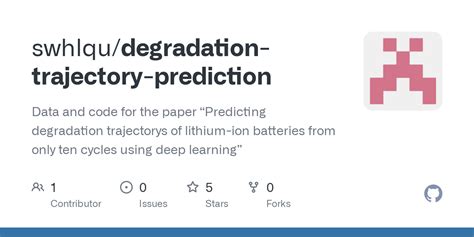 Github Swhlqudegradation Trajectory Prediction Data And Code For The Paper “predicting