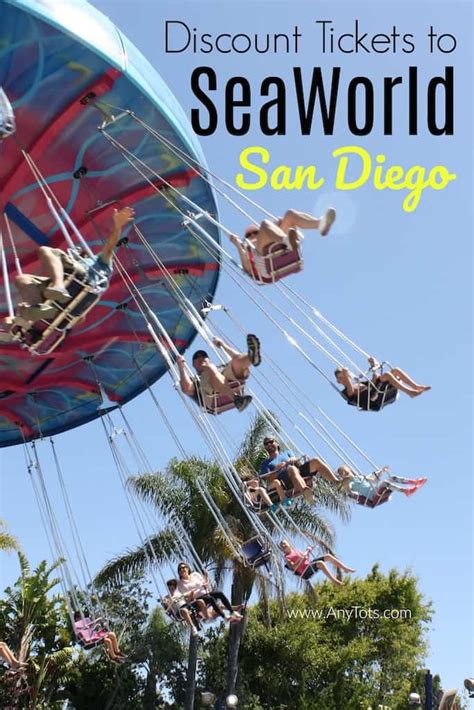 Seaworld San Diego Discount Tickets 2026 2nd Day Free Any Tots