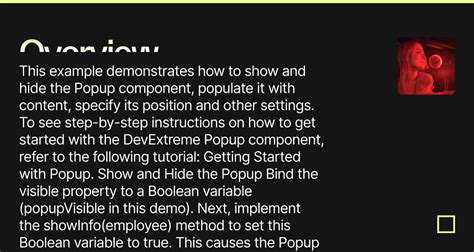 Overview Devextreme Popup Forked Codesandbox
