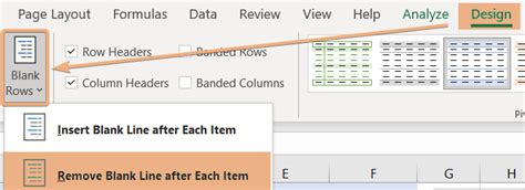 5 Ways To Remove Blank Cells From Excel Pivot Table Excelgraduate