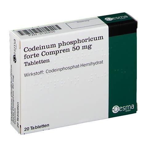 Codeinum Phosphoricum Forte Compren 50 Mg 20 St Shop