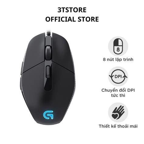 Chuột Game Có Dây Loitech G302 Chuột Laptop Pc Mouse Chơi Game Văn