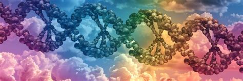 Vibrant Abstract Dna Strands Premium Ai Generated Image
