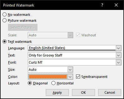 How To Add A Watermark To Documents In Microsoft Word