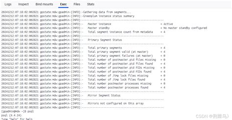 2024年最新使用docker部署greenplum集群greenplum Docker Csdn博客