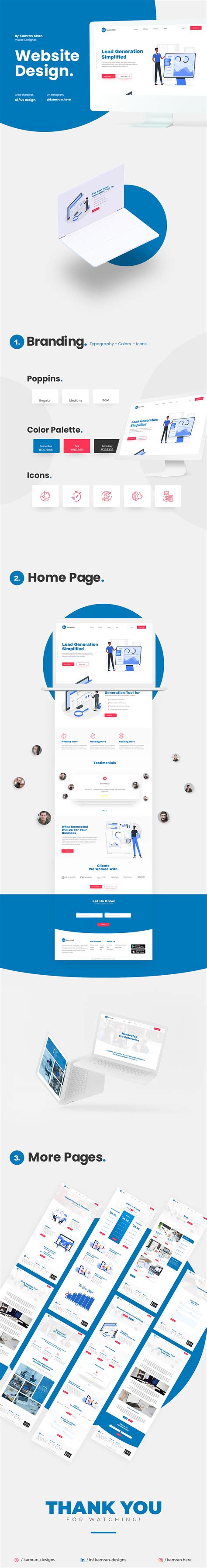 Ui Ux Website Design On Behance