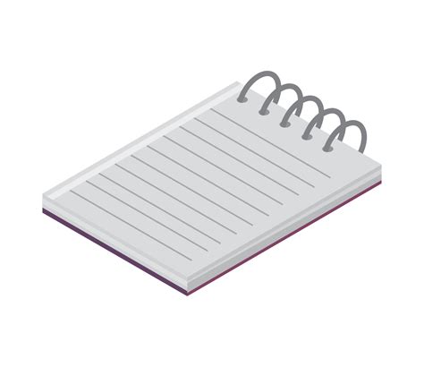 Notepad School Supply 10807107 Vector Art At Vecteezy