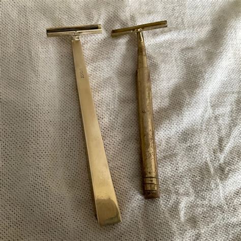 Brass Razor Etsy