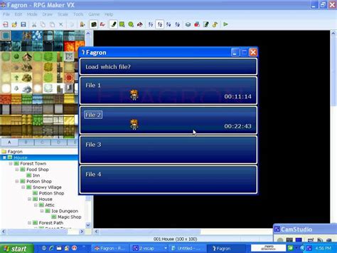 rpg maker vx tutorial menu script youtube