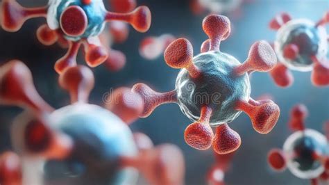Nanotechnology Innovation 3d Rendering Of Molecular Structures For Science Advancements Stock