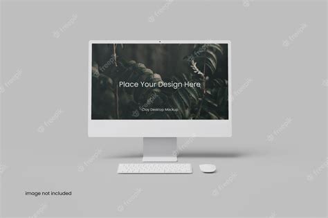 Premium Psd Monitor Desktop Mockup