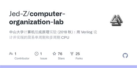 Computer Organization Lab Multicyclecpu Test Instructions Txt At Master · Jed Z Computer