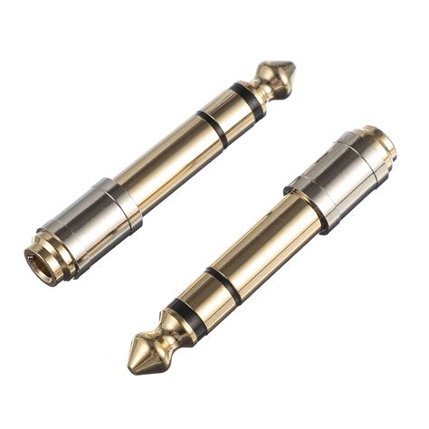 Etereauty 2 Pcs Headset Adapter Amplifier Attenuator Cable Headphone