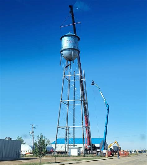 Gravelbourg Says Goodbye To Its 1928 Water Tower Kindersley Social