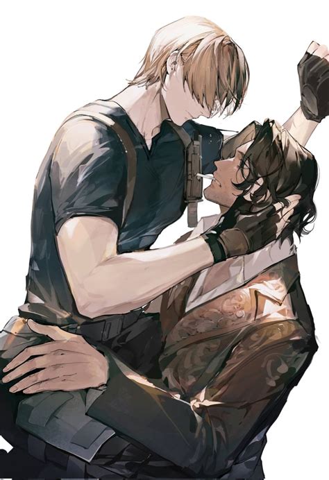 Leon S Kennedy And Luis Sera Resident Evil And 2 More Drawn By