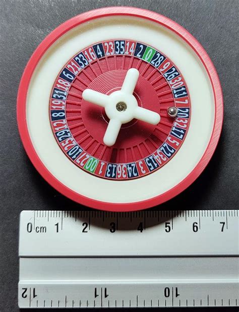 3d Printed Pocket Roulette Ruleta Mini Ruleta Para Regalot Etsy