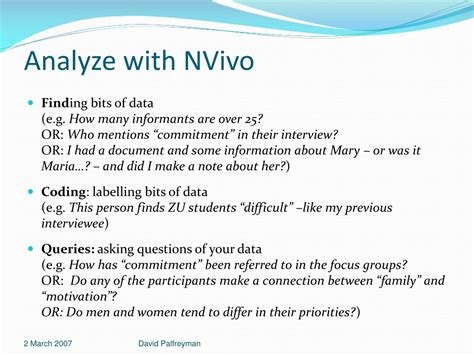Ppt Master Qualitative Data Analysis With Nvivo 8 A Comprehensive