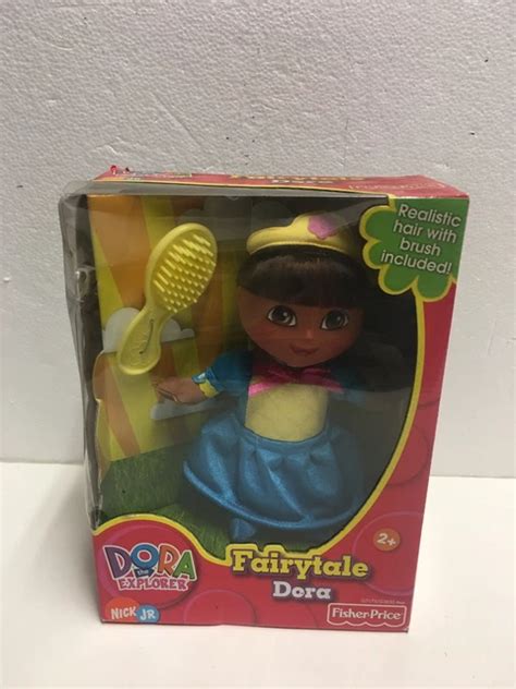 Fisher Price Dora The Explorer Fairytale Dora Realistic Hair W Brush Picclick Uk