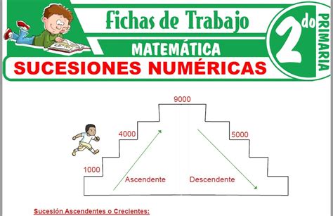 Sucesiones Numéricas Para Segundo De Primaria Fichas De Trabajo