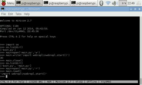 Micropython On The Esp Iot Phat