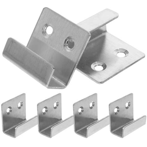 10 Pcs Tile Pendant Frameless Mirror Brackets For Hanging On Wall Plate Holders Hangers The