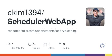 Github Ekim Schedulerwebapp Scheduler To Create Appointments For Dry Cleaning