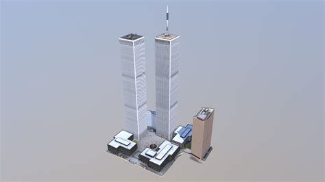 Wtc Twin Towers 3d Puzzle
