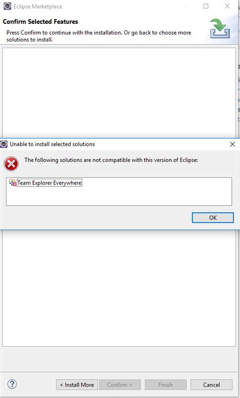 The Following Solutions Are Not Compatible With This Version Of Eclipse · Issue 303 · Microsoft