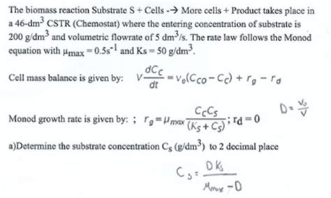 [solved] The Biomass Reaction Substrate S Cells More Cel