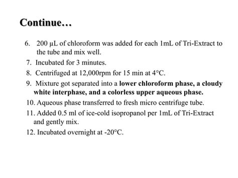 Rna Dna Isolation And Cdna Synthesispptx
