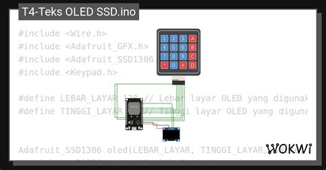 T4 Teks Oled O Wokwi Esp32 Stm32 Arduino Simulator