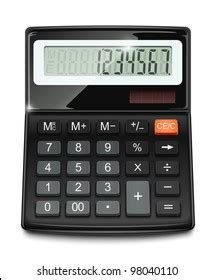 Realistic Calculator Images Stock Photos Vectors Shutterstock