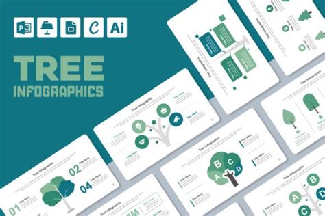 Tree Infographic Templates Layout Graphic By MightySlide Creative Fabrica