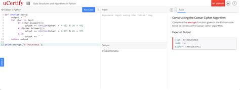 Solved Ucertify Data Structures And Algorithms In Python My