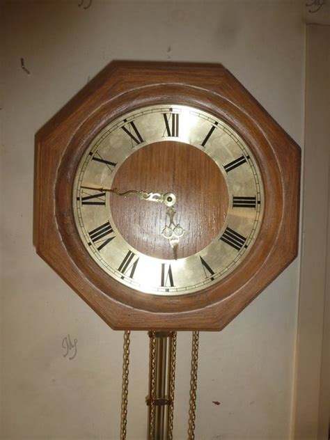 Wall Clock Pendulum Clock Wood Oak 1990 2000 Catawiki