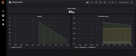 Körpermaße Mit Grafana Auf Dem Raspberry Pi Spechde
