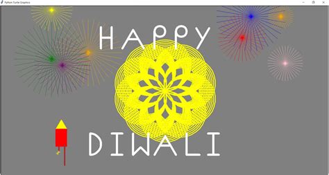 Happy Diwali In Python Turtle Copyassignment