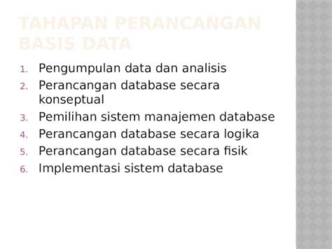 pptx contoh tahapan perancangan basis data dokumen tips