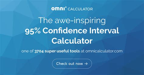 95 Confidence Interval Calculator