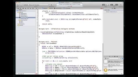 Ios Tutorial Json Part 3 Loading Data From An External Database Into Your App Youtube