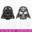 Darth Vader SVG Darth Vader Tattoo Star Wars SVG Bundle Darth Vader Outline PNG DXF EPS Cut