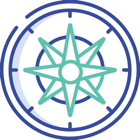 Compass Outline Color Illustration 47482375 Vector Art At Vecteezy
