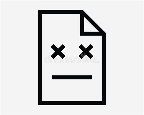 File Problem Issue Corrupted Damaged Damage Folder Document Emoji Dead