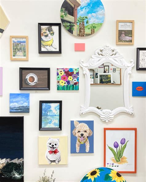 향기를그리는화실 화향원 수강생분께 선물받은 모네엽서 액자에 넣어 걸었더니 짱귀💟