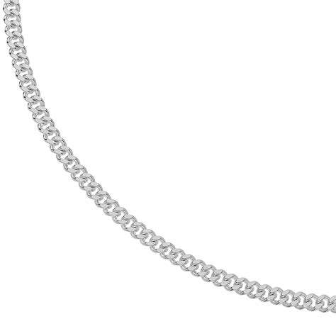 Sterling Silver 20 Inch 5mm Curb Chain Hsamuel
